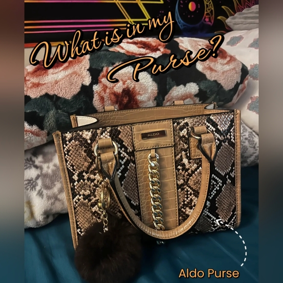 Aldo | Bags | Aldo Snakeskin Print Bag | Poshmark